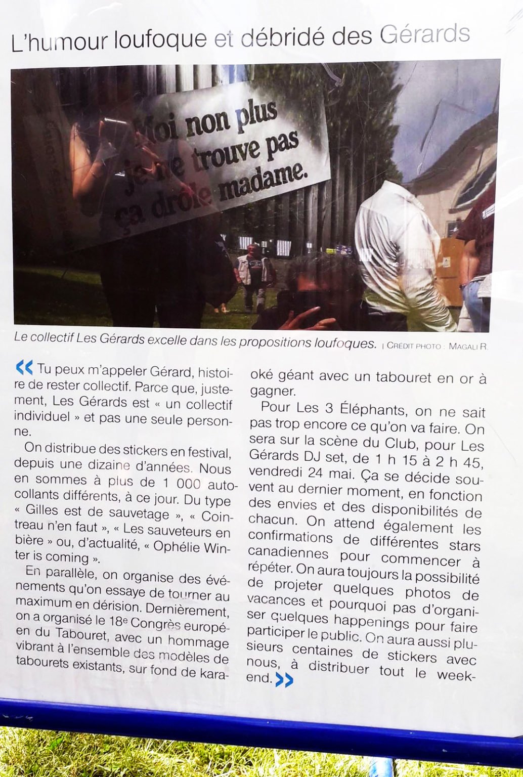 « L'humour loufoque et débridé des Gérards » — Les Gérards, un ...